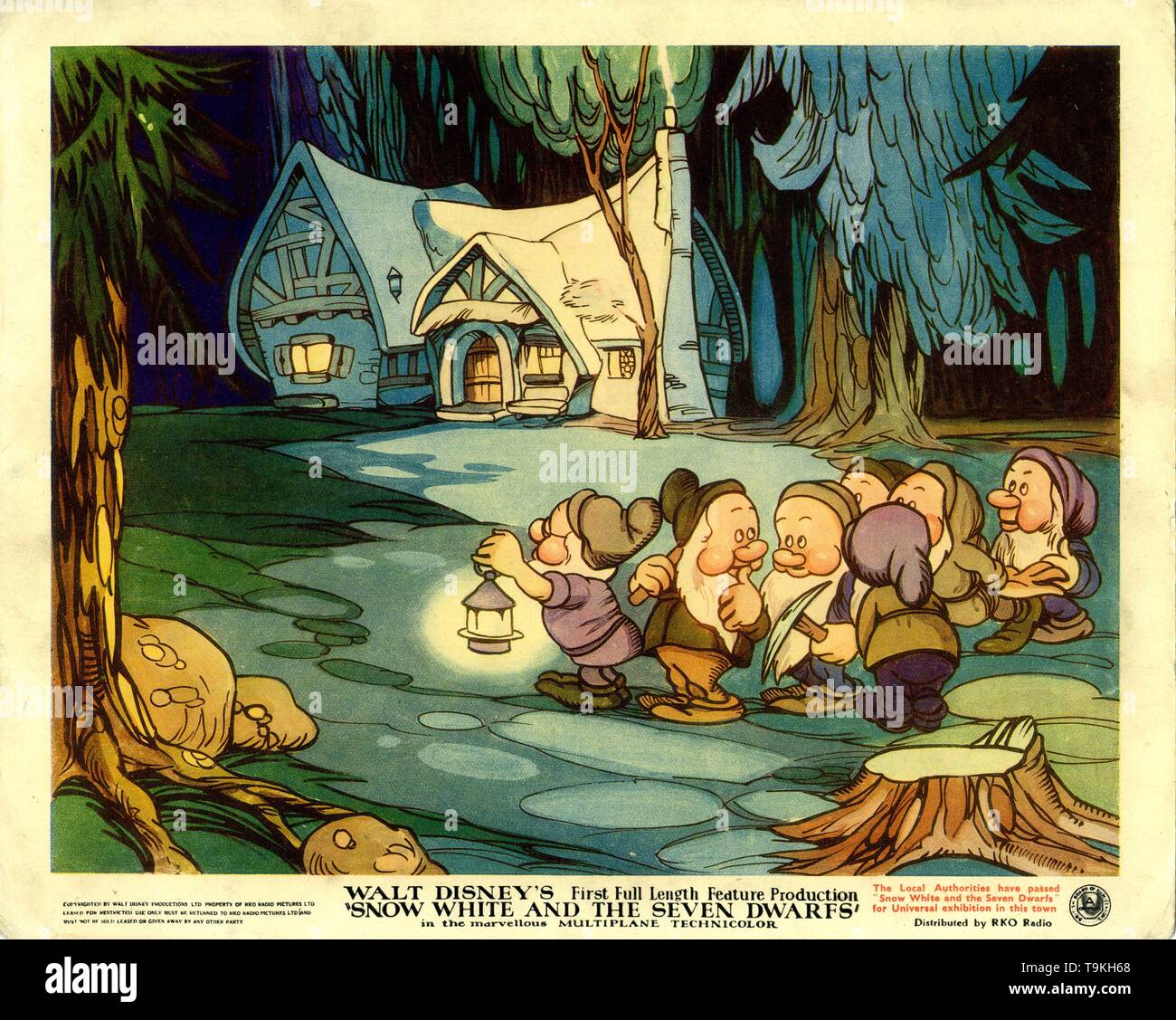 Walt Disney's SNOW WHITE AND THE SEVEN DWARFS 1937 supervising director ...