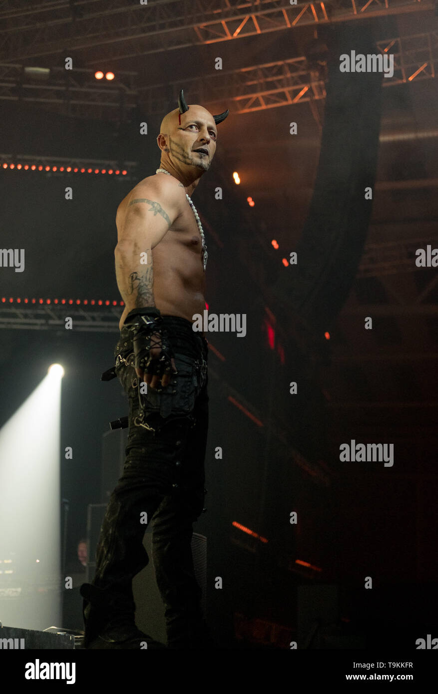 Norway, Stavanger - April 28, 2017. The German eurodance group 666 ...