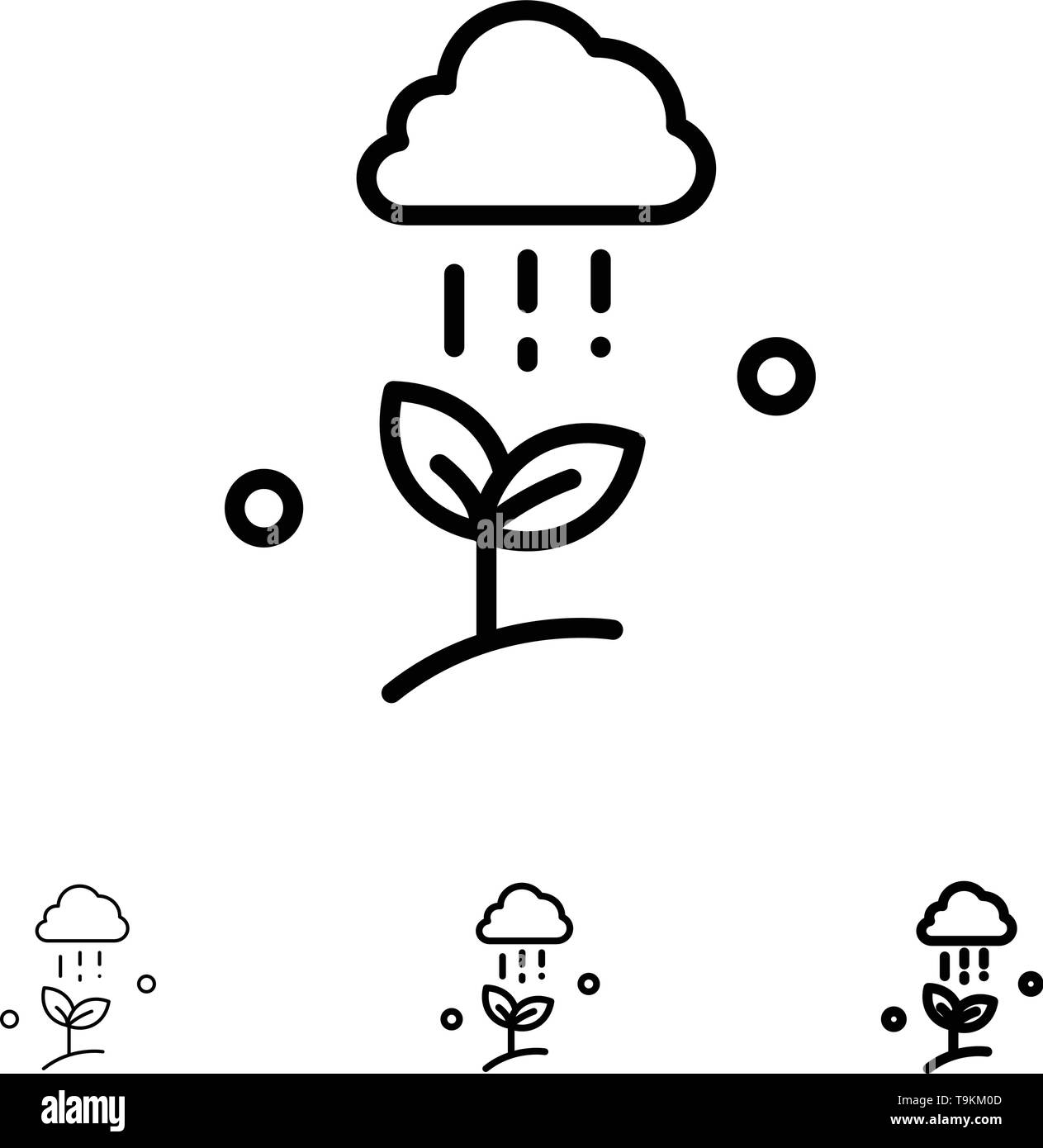 Spring Rain Clipart Black And White