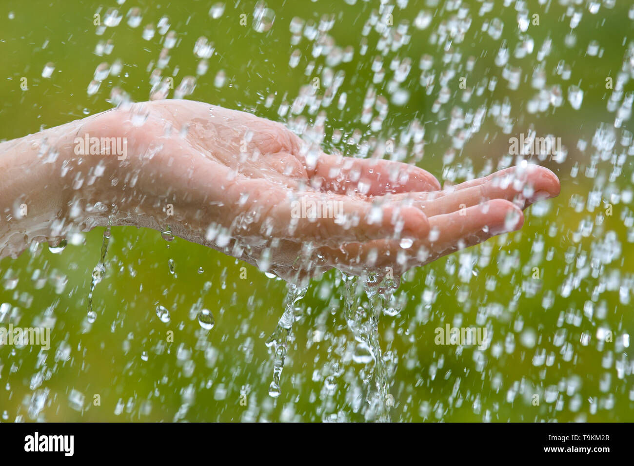 Raindrops Falling On My Hand