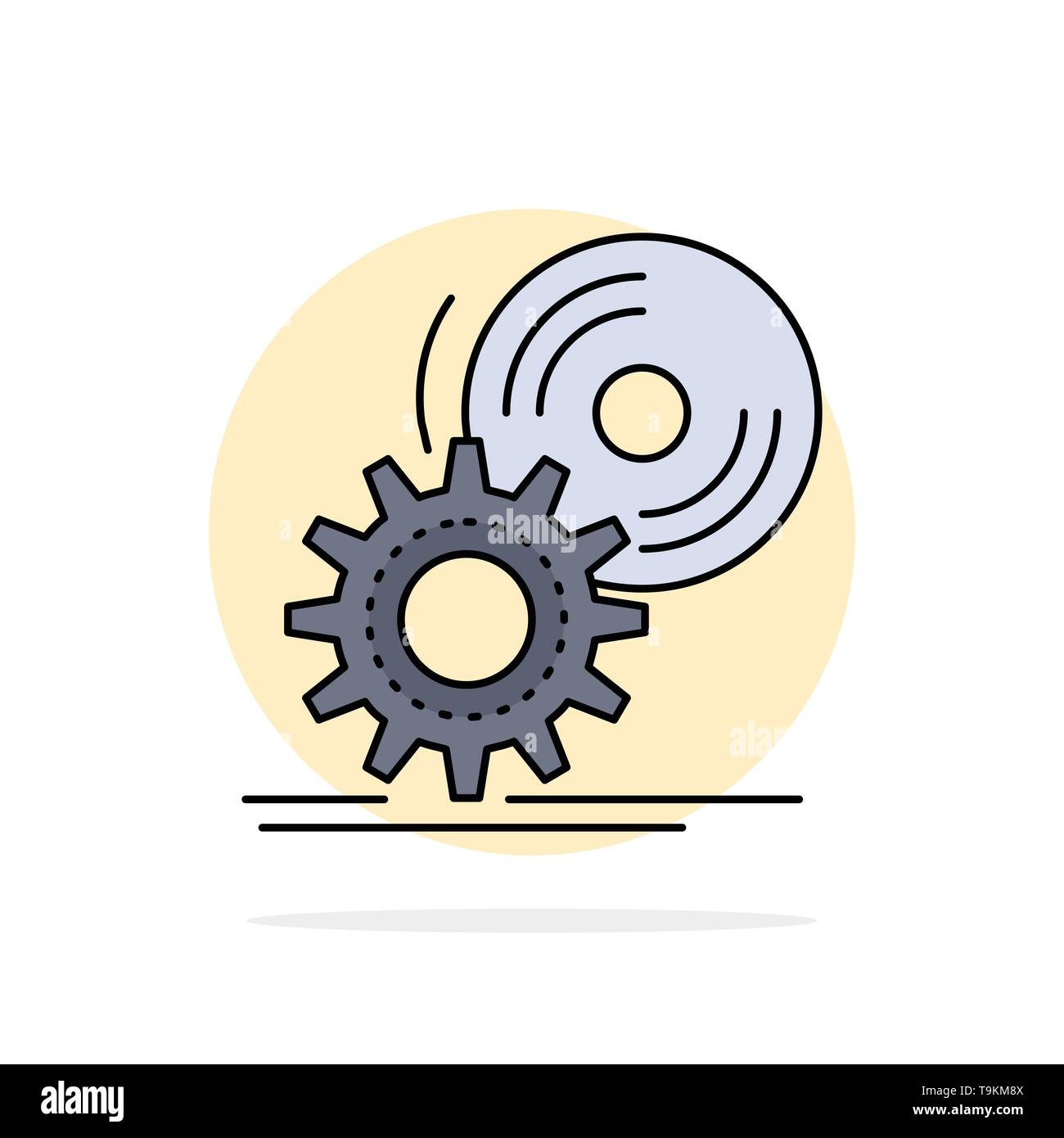 Installation disc Stock Vector Images - Alamy