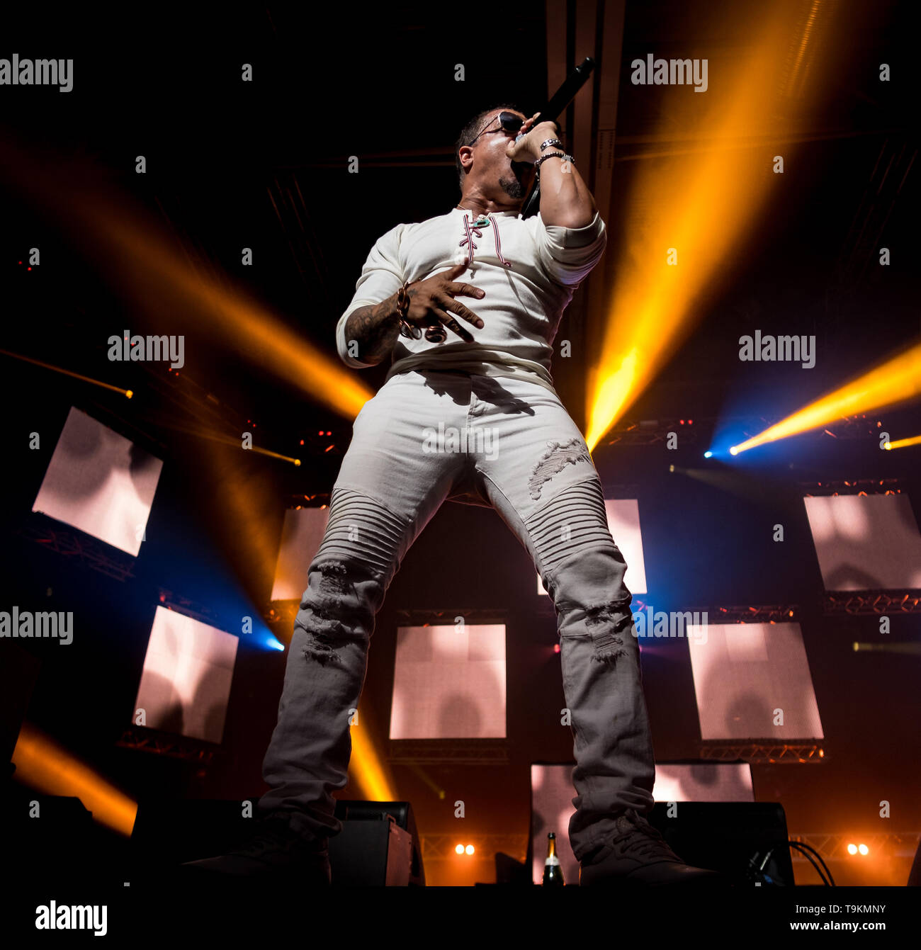 Norway, Stavanger - April 28, 2017. The Jamaican singer and musician ...