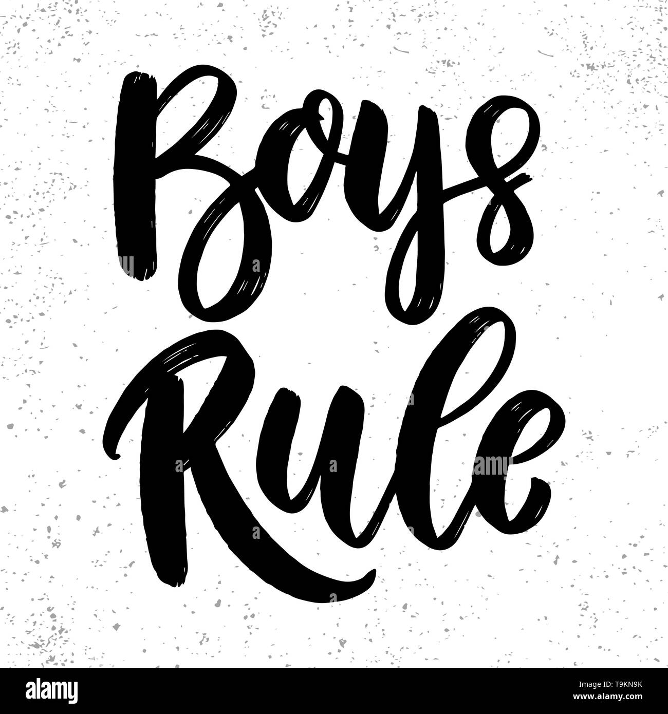 Boys rule Stock Vector Images - Alamy