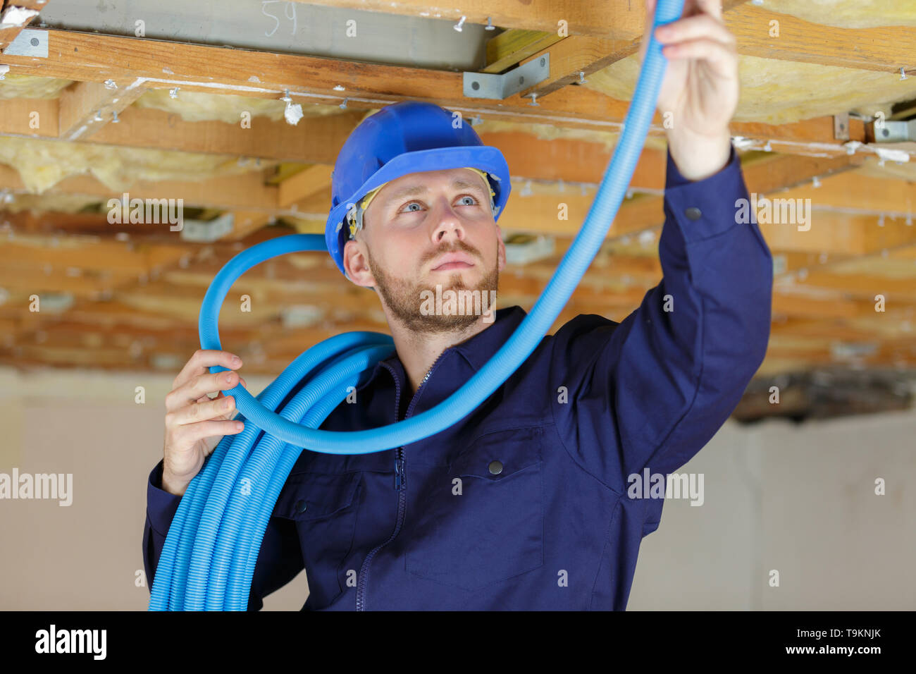 Plumber ceiling hi-res stock photography and images - Alamy