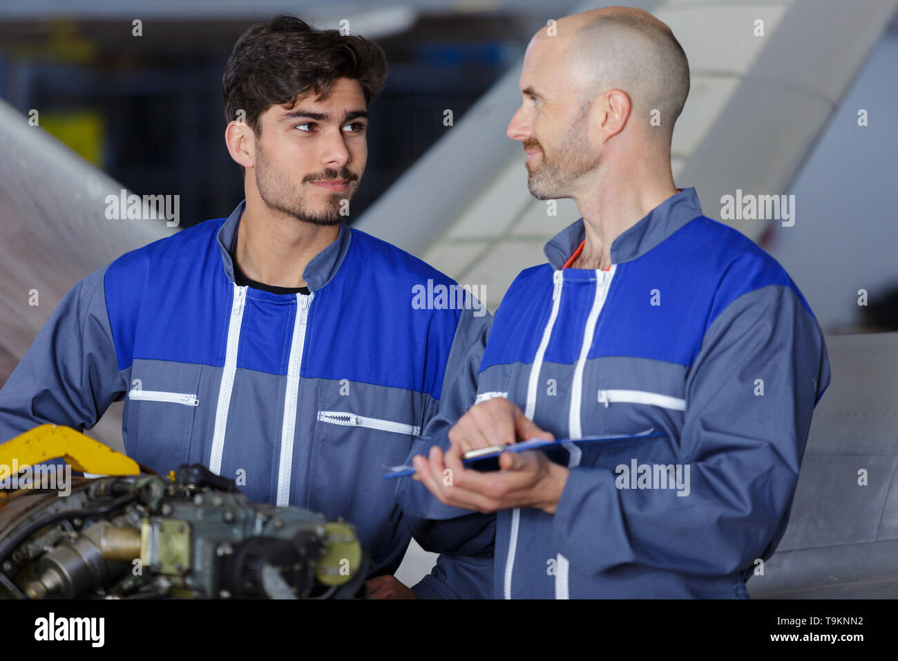 two engineers at work Stock Photo - Alamy