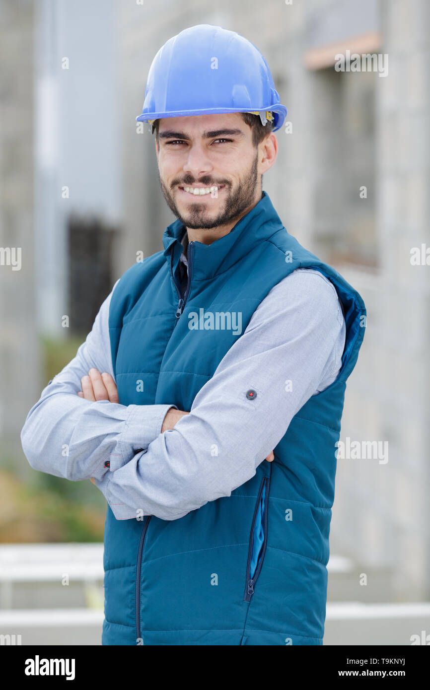 portrait of man standing outside Stock Photo - Alamy