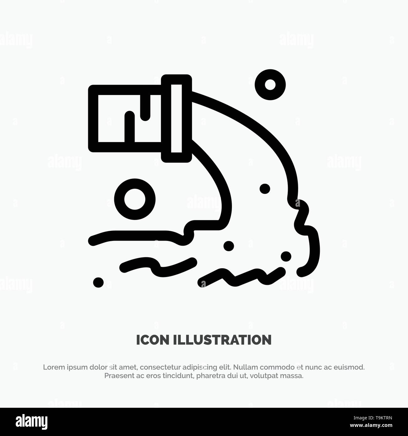 Treatment plant pipe Stock Vector Images - Alamy