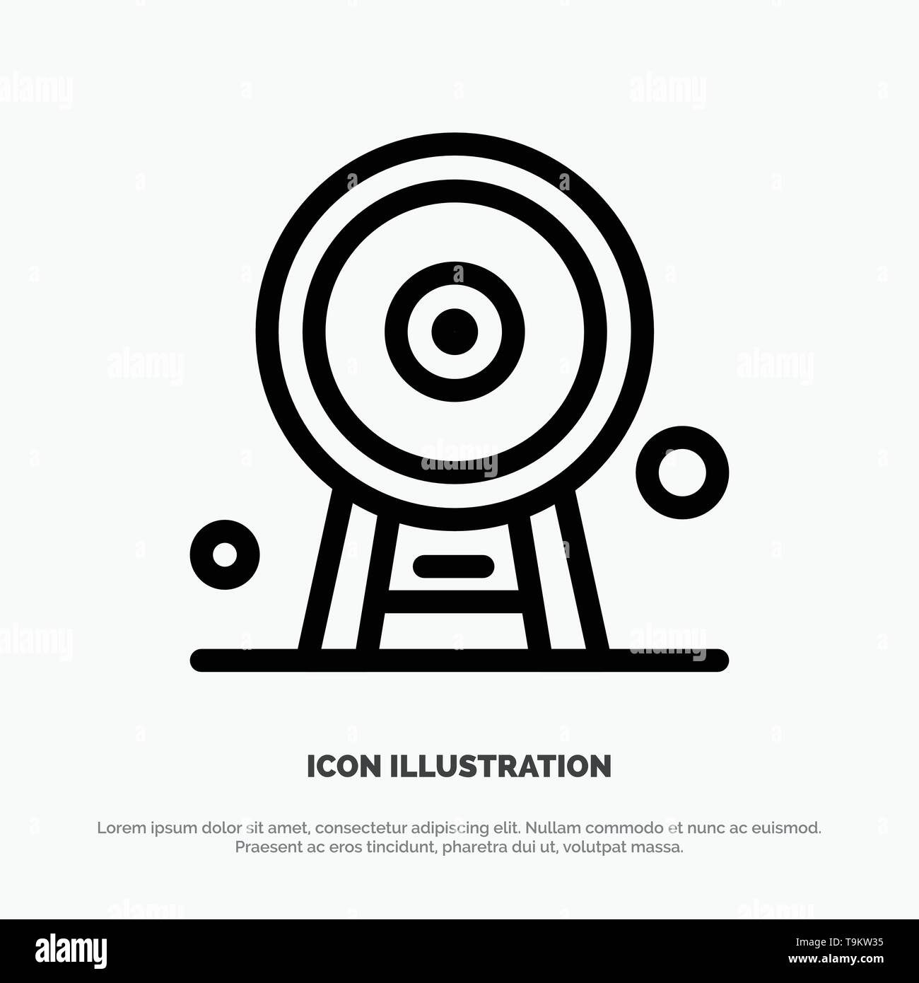 River london millennium wheel Stock Vector Images - Alamy