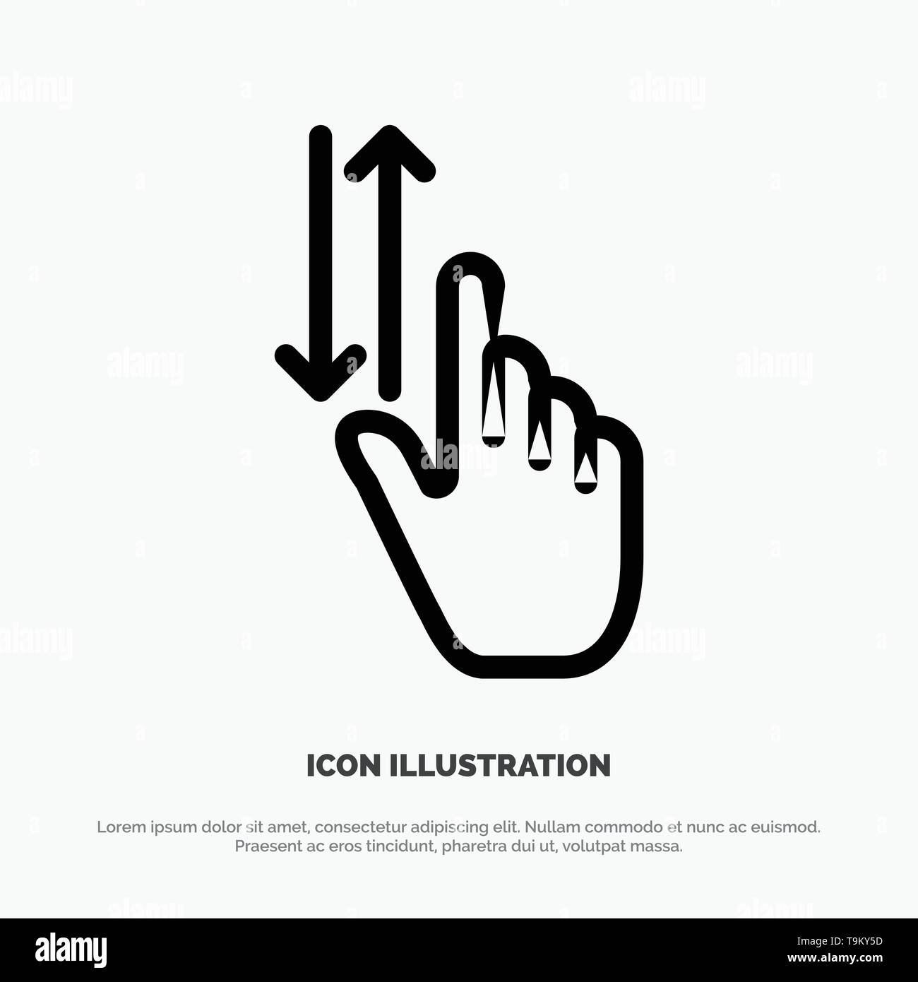 Hand palm down Stock Vector Images - Alamy