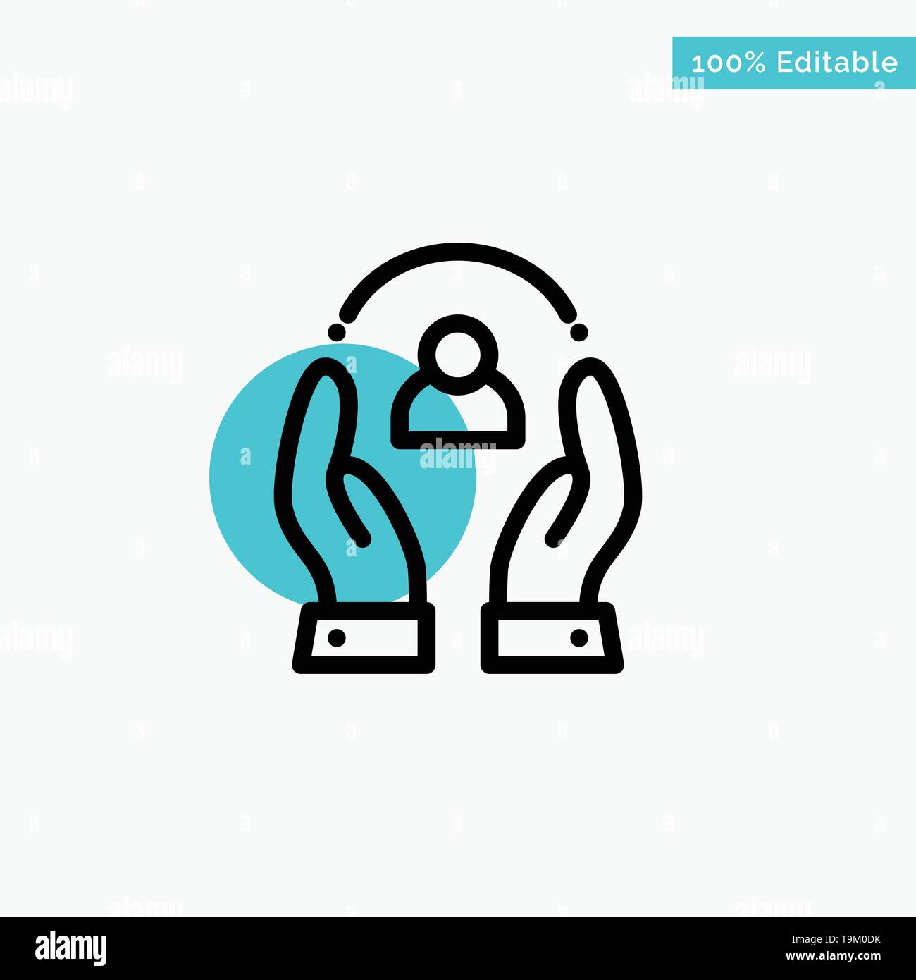 Caring hands white background Stock Vector Images - Alamy