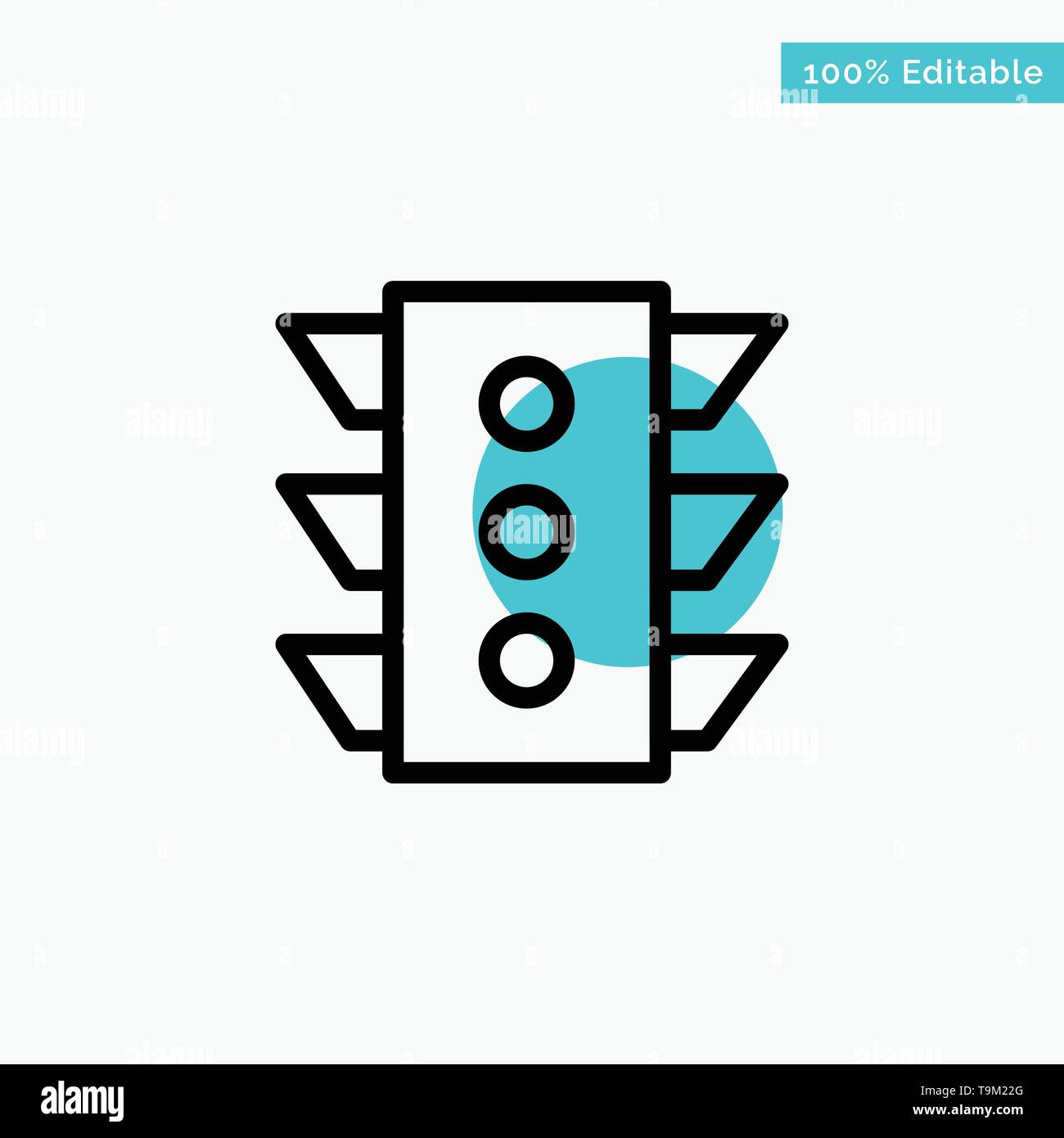 Illuminated crossing signal Stock Vector Images - Alamy
