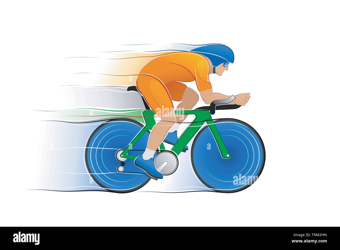 Bicycle competition Stock Vector Images - Alamy