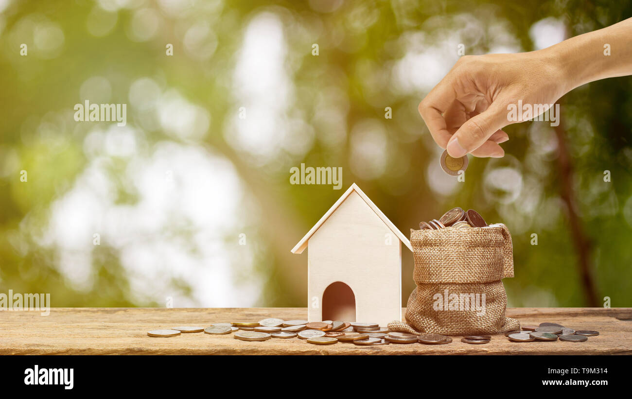 Saving money home hi-res stock photography and images - Alamy