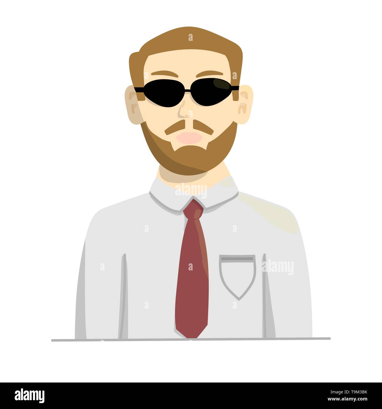 Avatar hipster man Cut Out Stock Images & Pictures - Alamy