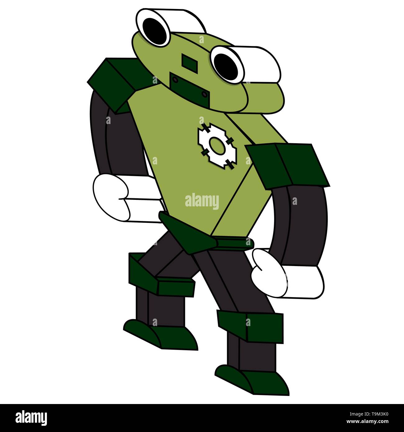 Isometric illustration robot Stock Vector Images - Alamy