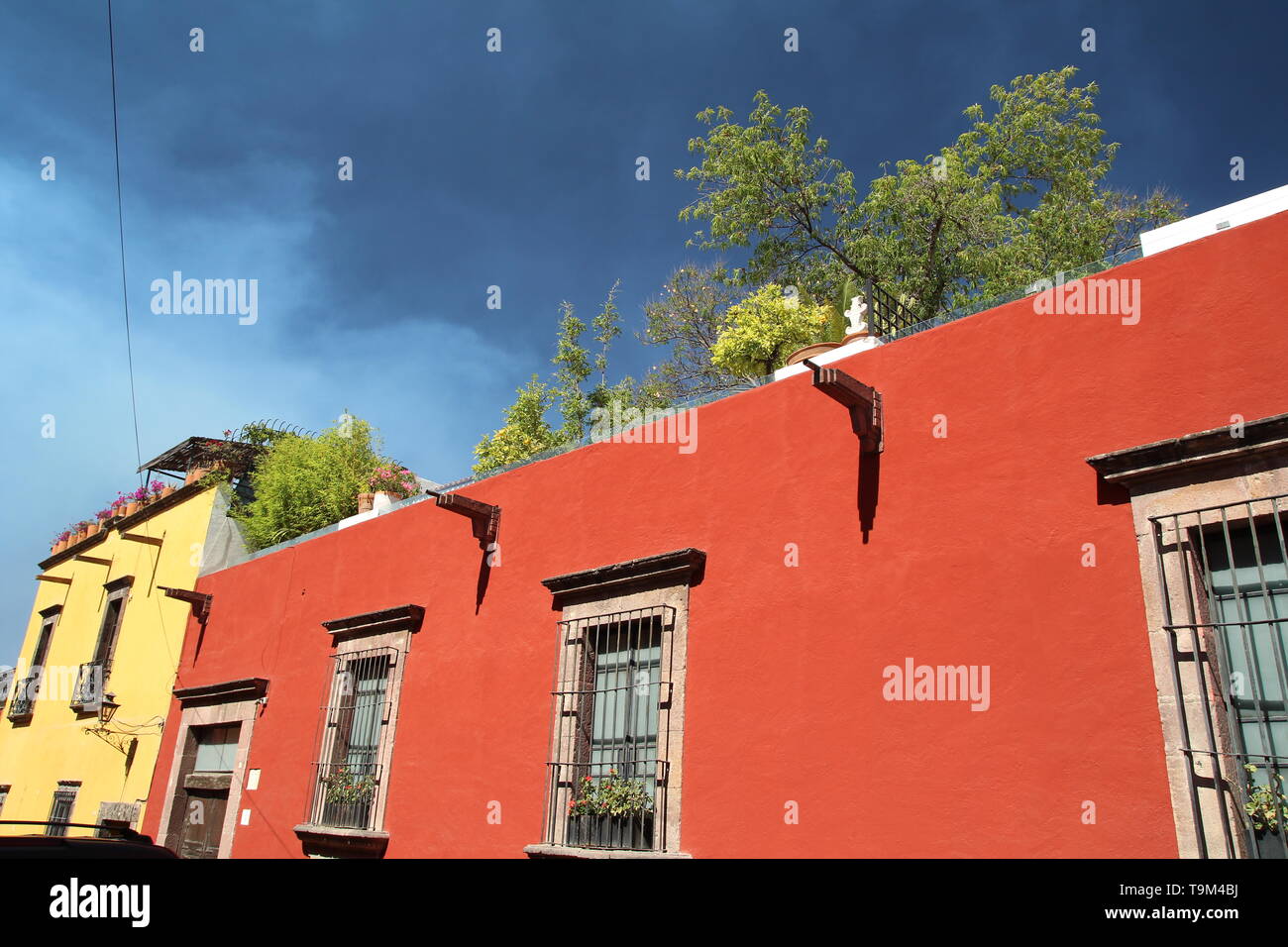 Traditional Mexican architecture in the municipalities of Mexico Stock ...