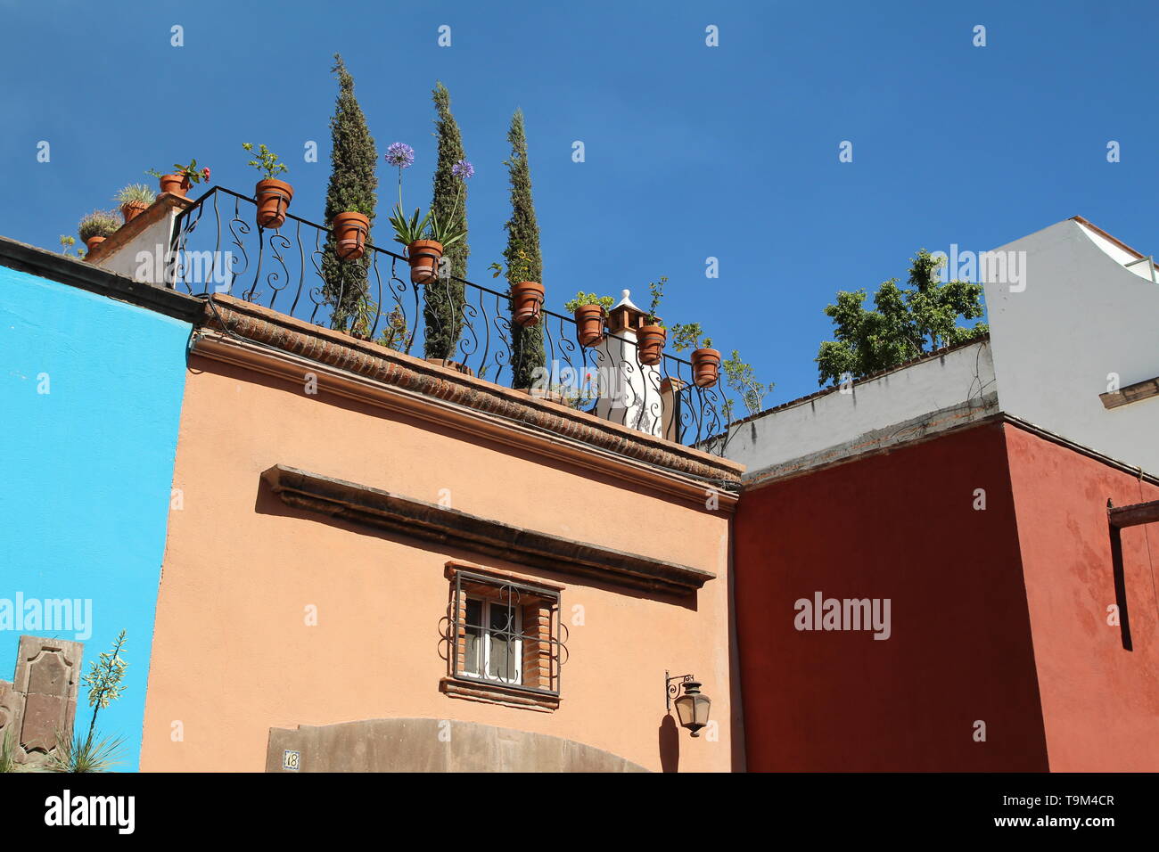 Traditional Mexican architecture in the municipalities of Mexico Stock ...