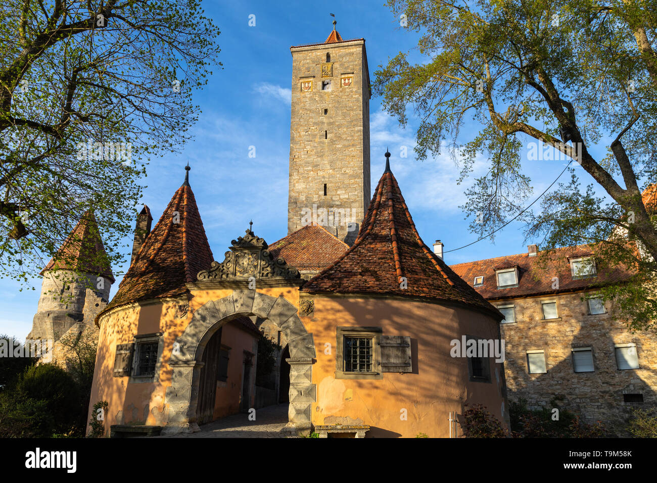 View of the Burg Gate (Burgtor) and Gate Tower (Burgtorturm) , the ...