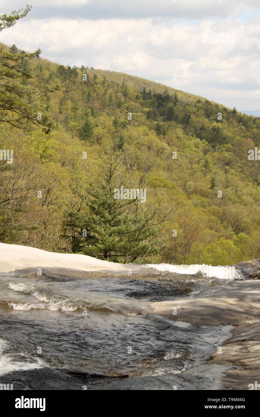 Upper Creek Falls from the top Stock Photo - Alamy