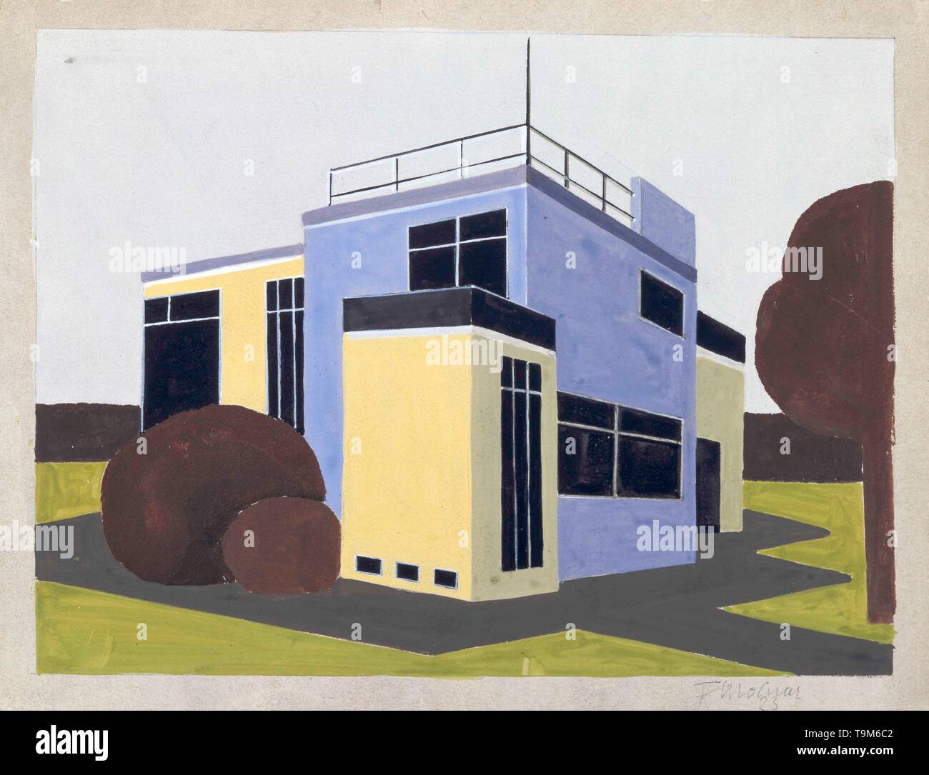 Design for a Detached House. Museum: Bauhaus Archiv Berlin. Author ...