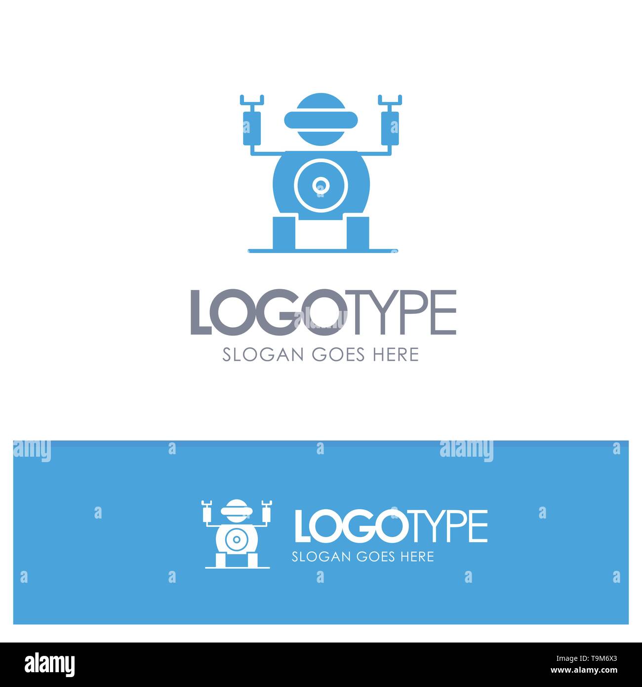 Friendly robot logo hi-res stock photography and images - Alamy