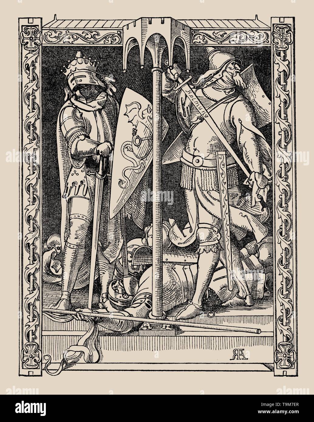 Die Nibelungen. How Sir Dietrich's Men Were All Slain. Museum: PRIVATE ...