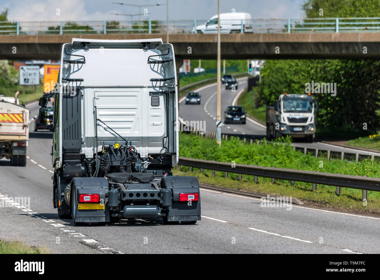 Tractor lorry motorway uk hi-res stock photography and images - Alamy