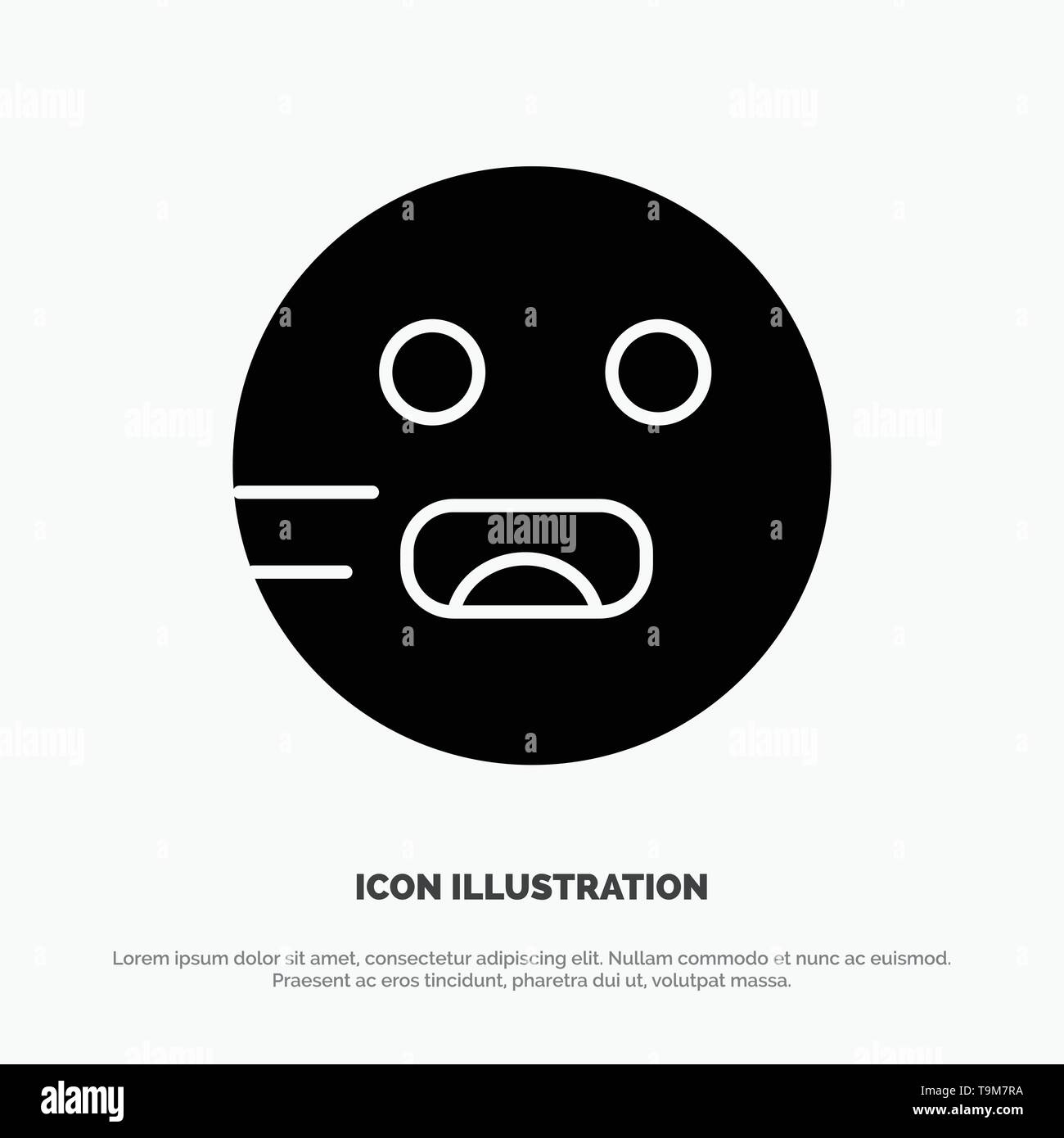 Smiley emoticon hungry hi-res stock photography and images - Alamy