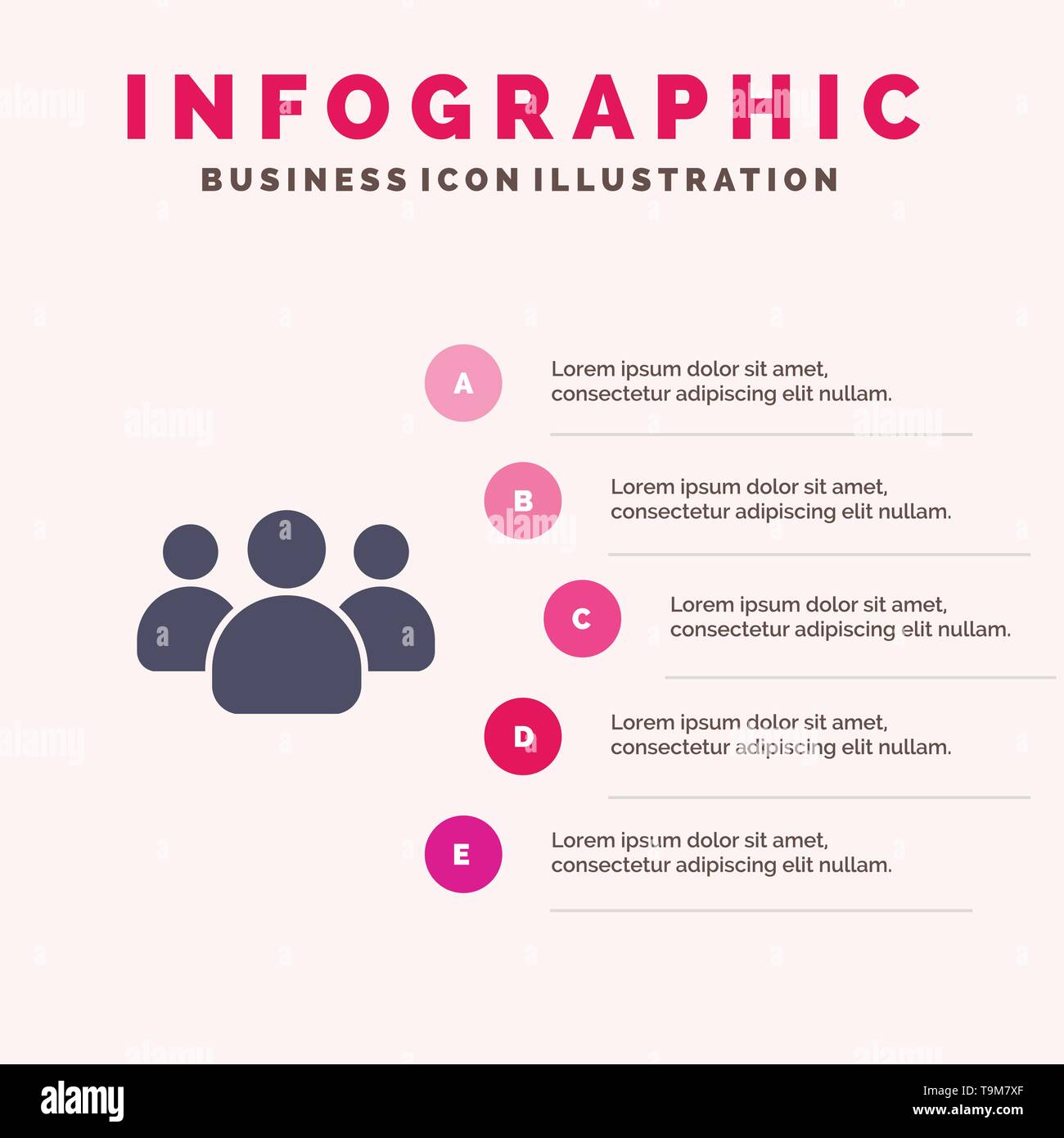 The 5 members Stock Vector Images - Alamy