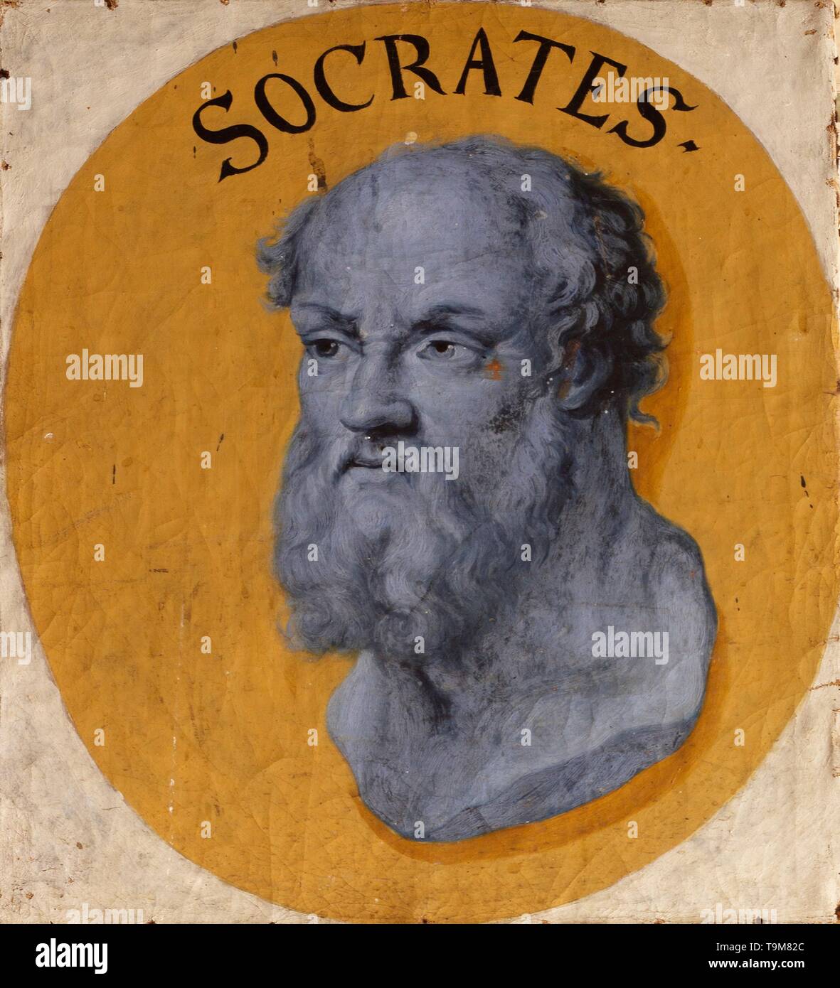 Socrates. Museum: Skokloster Castle. Author: JOACHIM VON SANDRART Stock ...