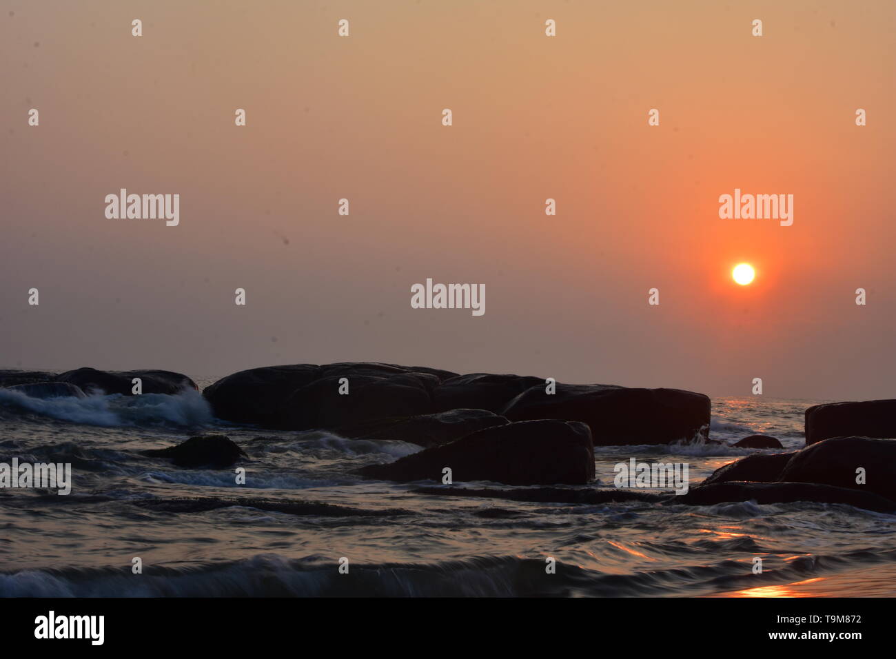 Chennai india tropical sunrise sunset hi-res stock photography and ...