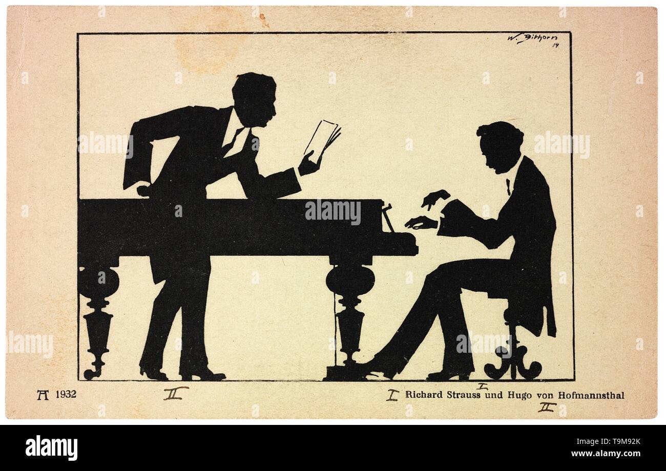 Hugo von Hofmannsthal (1874-1929) and Richard Strauss (1864-1949 ...