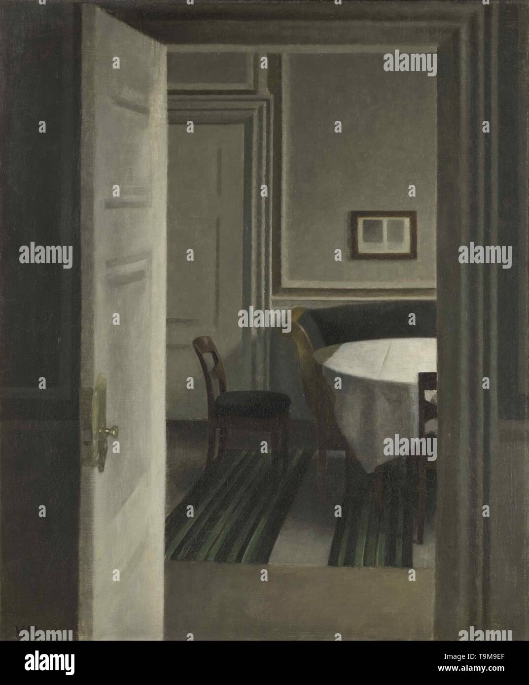 Interior, Strandgade 30. Museum: Musée d'Orsay, Paris. Author: Vilhelm ...