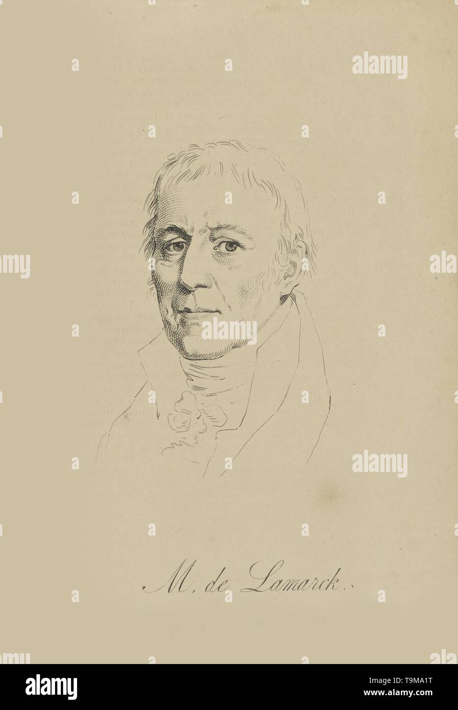 Jean baptiste de monet chevalier de lamarck hi-res stock photography ...