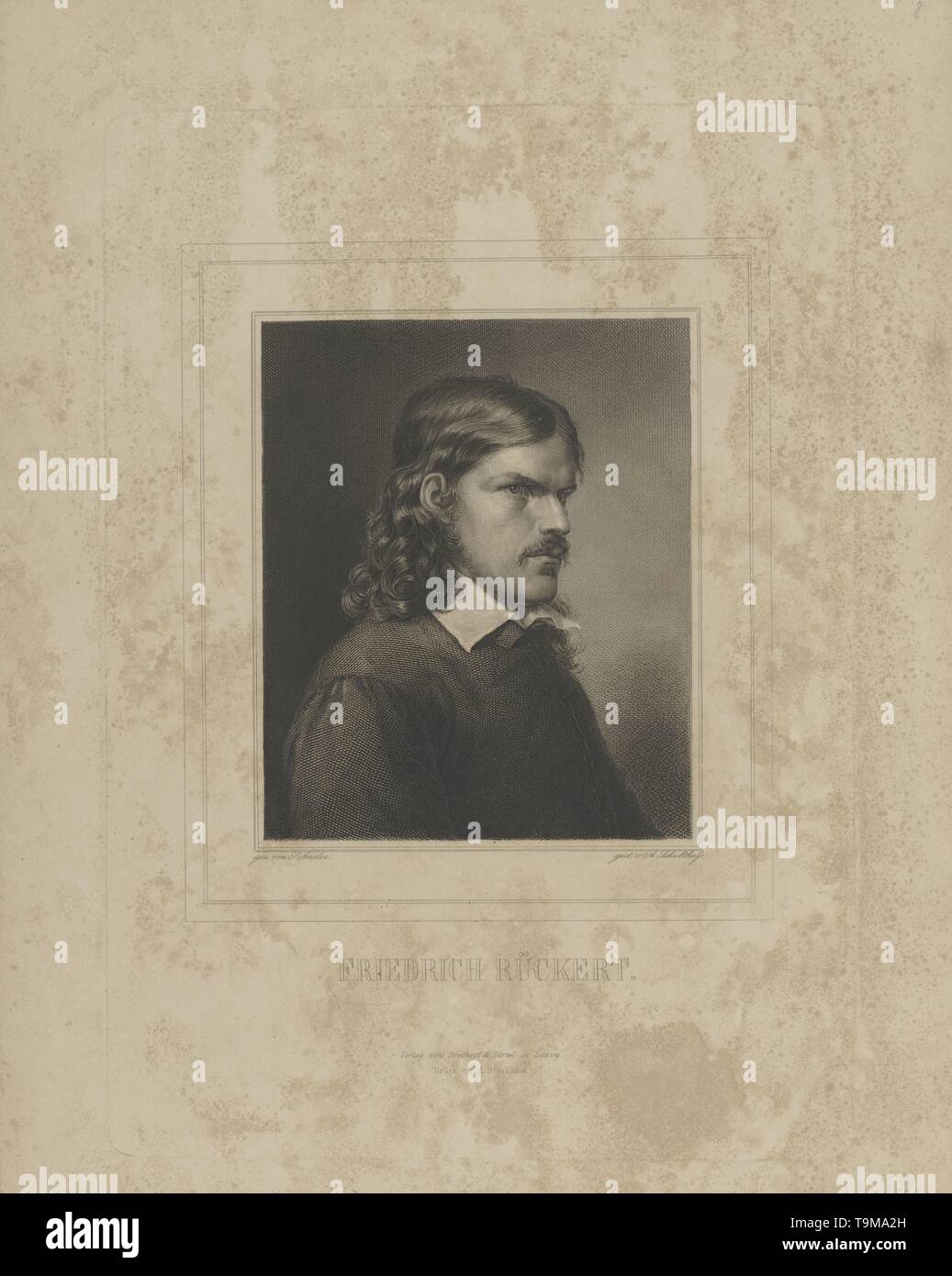 Portrait of Friedrich Rückert (1788-1866). Museum: PRIVATE COLLECTION ...