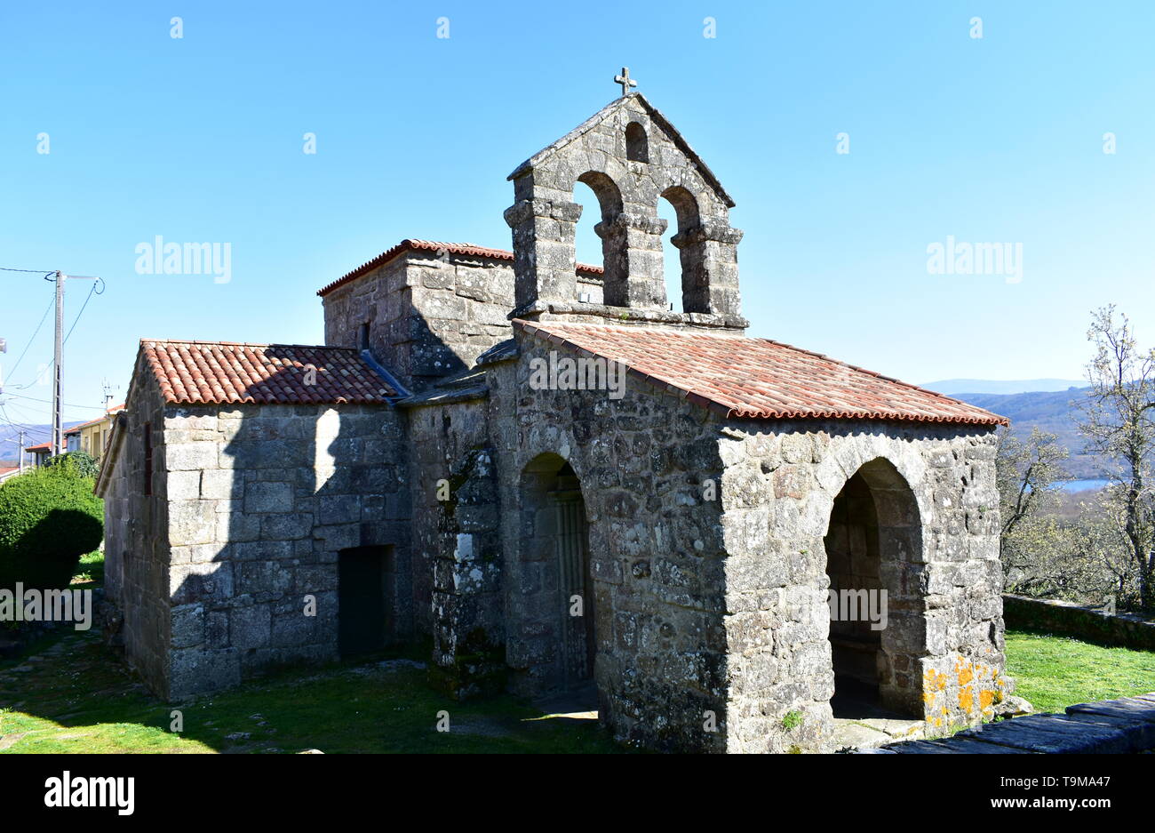 Visigoth church of santa comba hi-res stock photography and images - Alamy