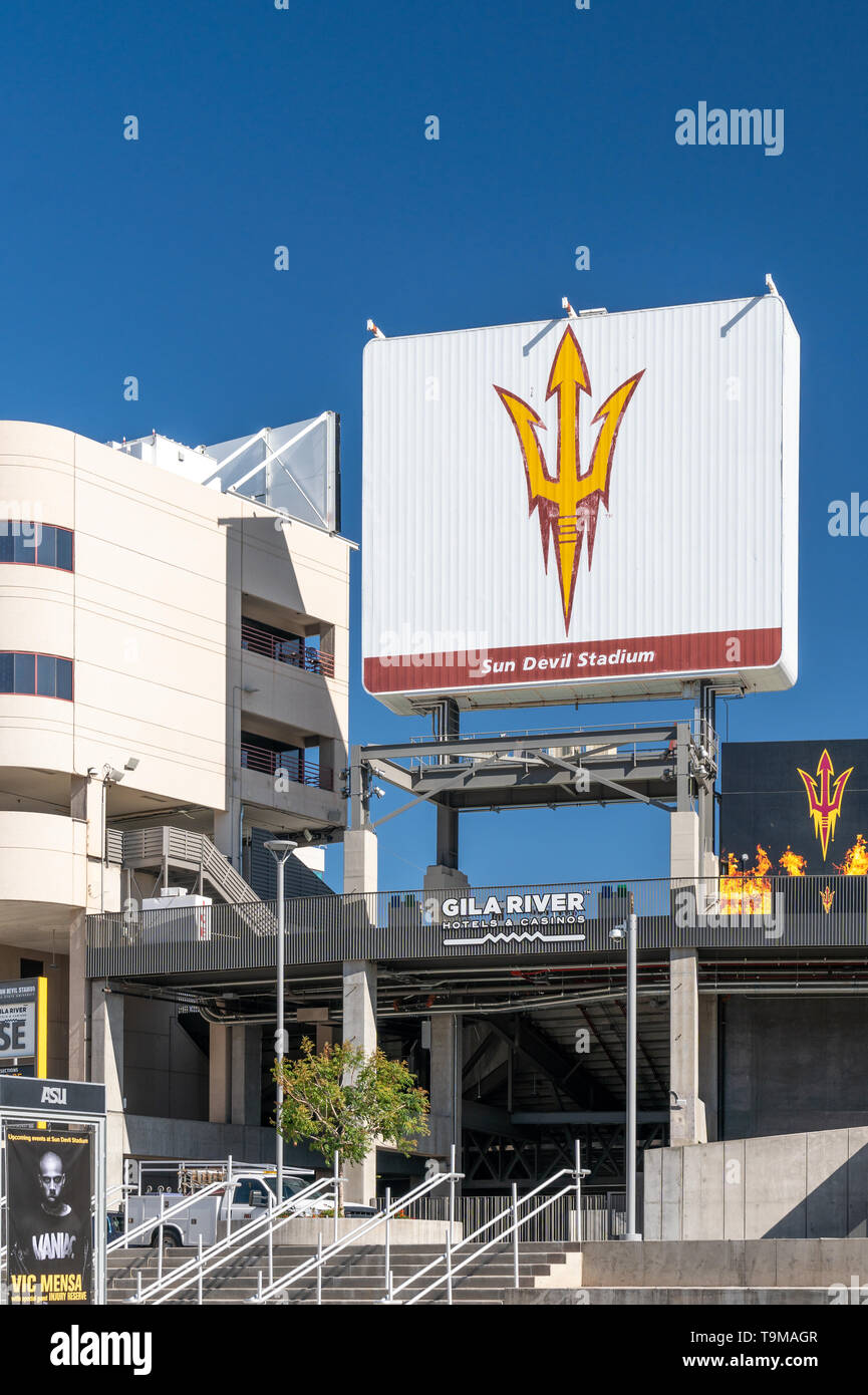 Sun devil stadium logo hi-res stock photography and images - Alamy