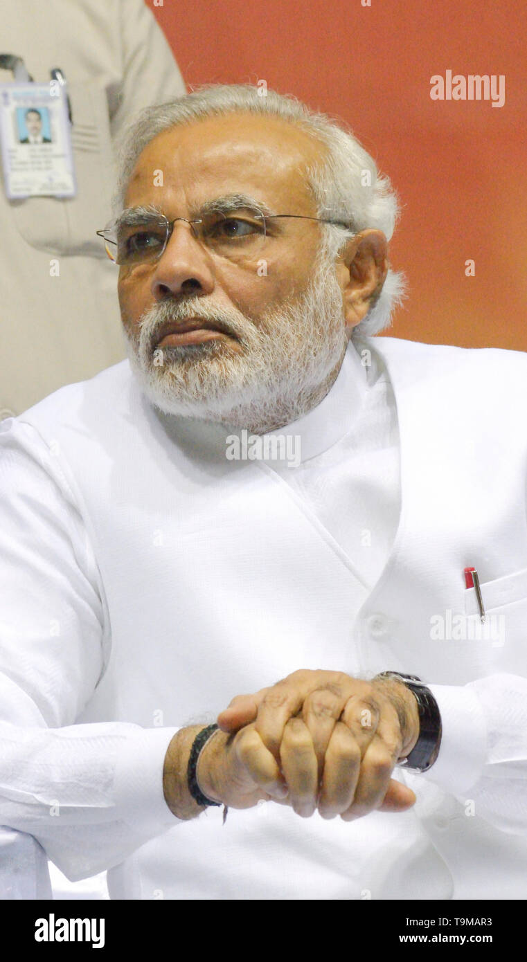 Narendra modi sitting quitely hi-res stock photography and images - Alamy