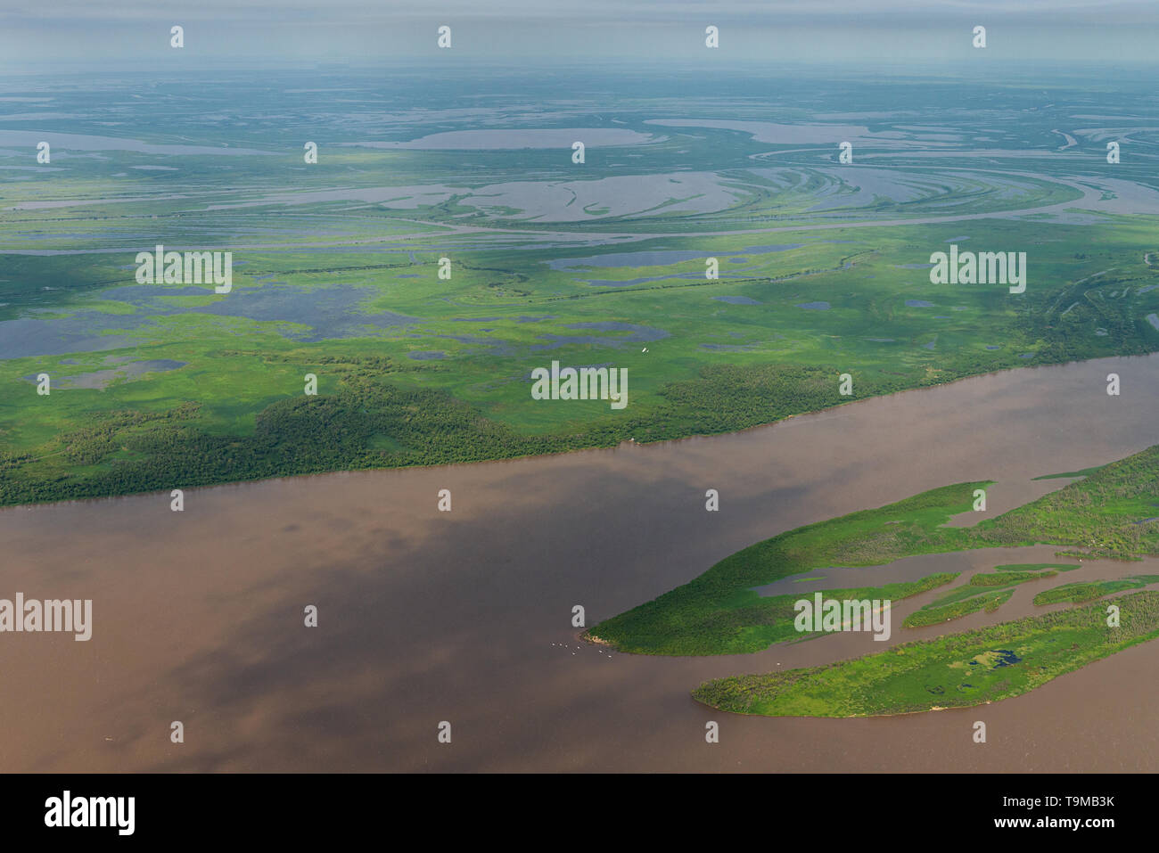 Aerial image of the ParanÃ¡ Delta (Spanish: Delta del ParanÃ¡) is the ...