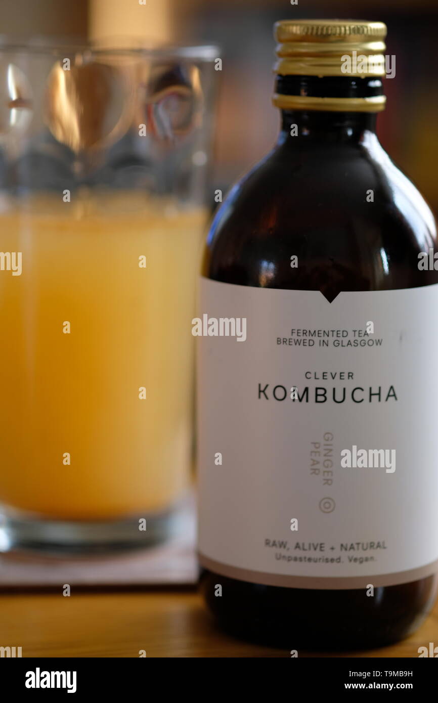 Kombucha tea drink Stock Photo - Alamy