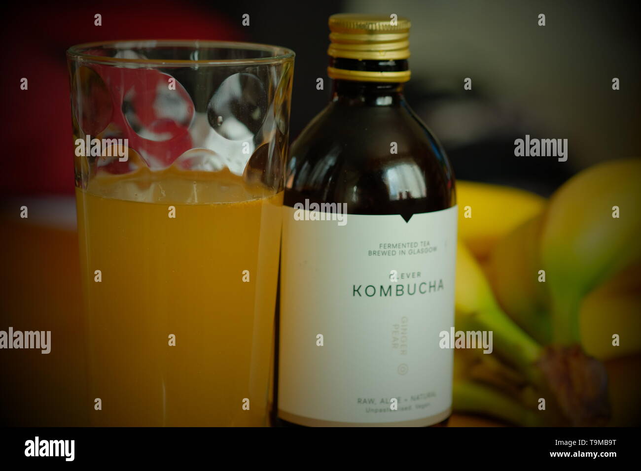 Kombucha tea drink Stock Photo - Alamy