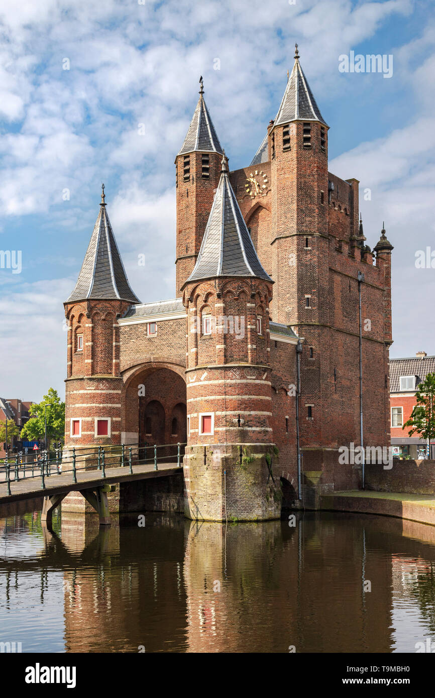 The Amsterdamse Poort, a former city gate and historic landmark in the ...