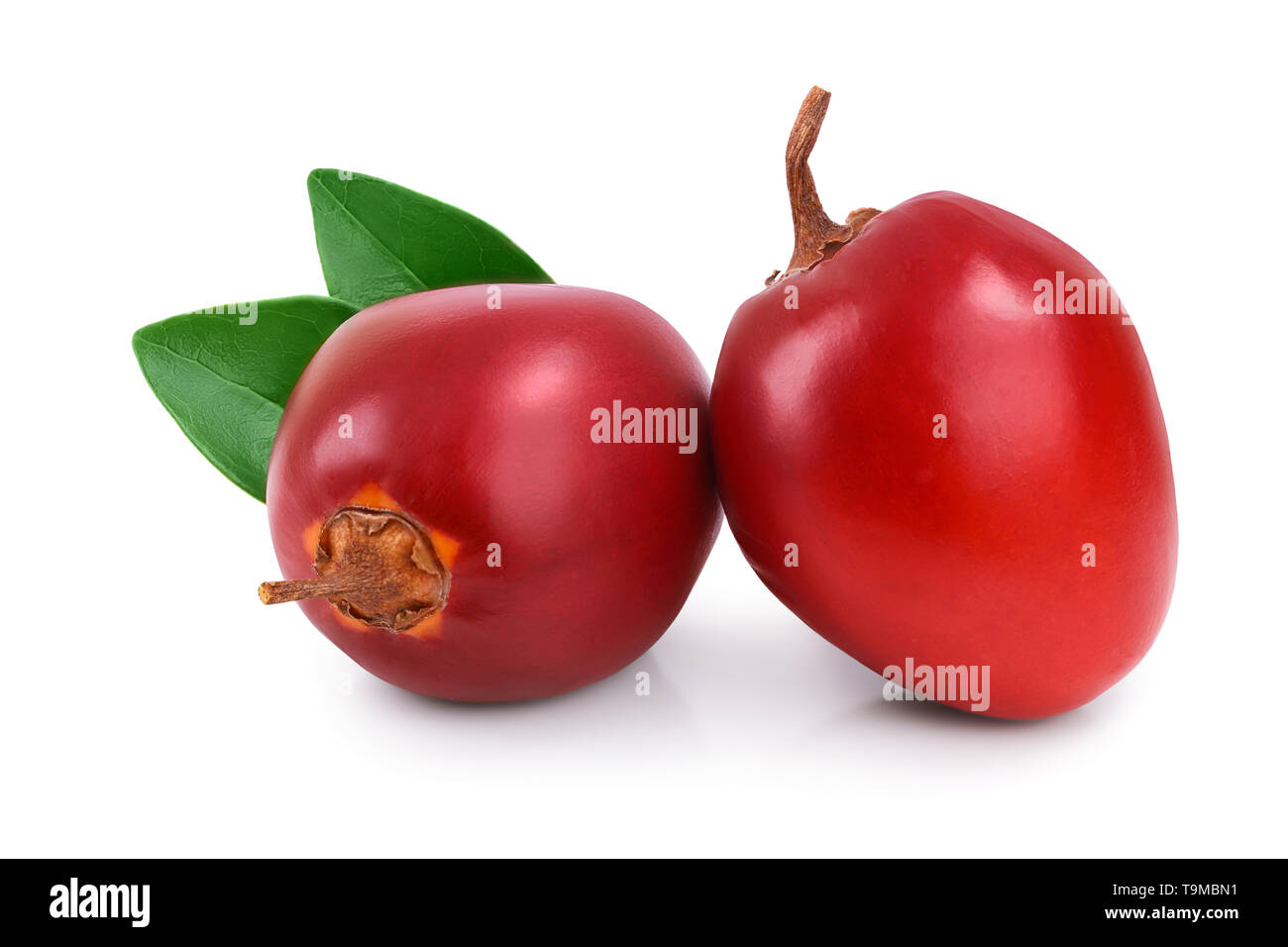 Fresh tamarillo fruit with leaves isolated on white background Stock ...