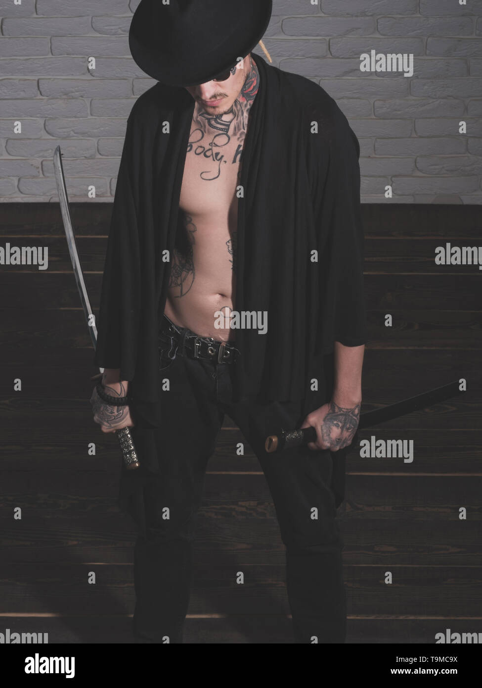 Samurai, buddhist concept Stock Photo - Alamy
