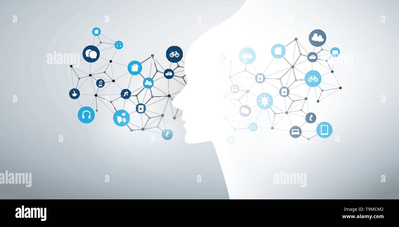 Modern Style Futuristic Machine Learning, Artificial Intelligence, Cloud Computing and IoT ...