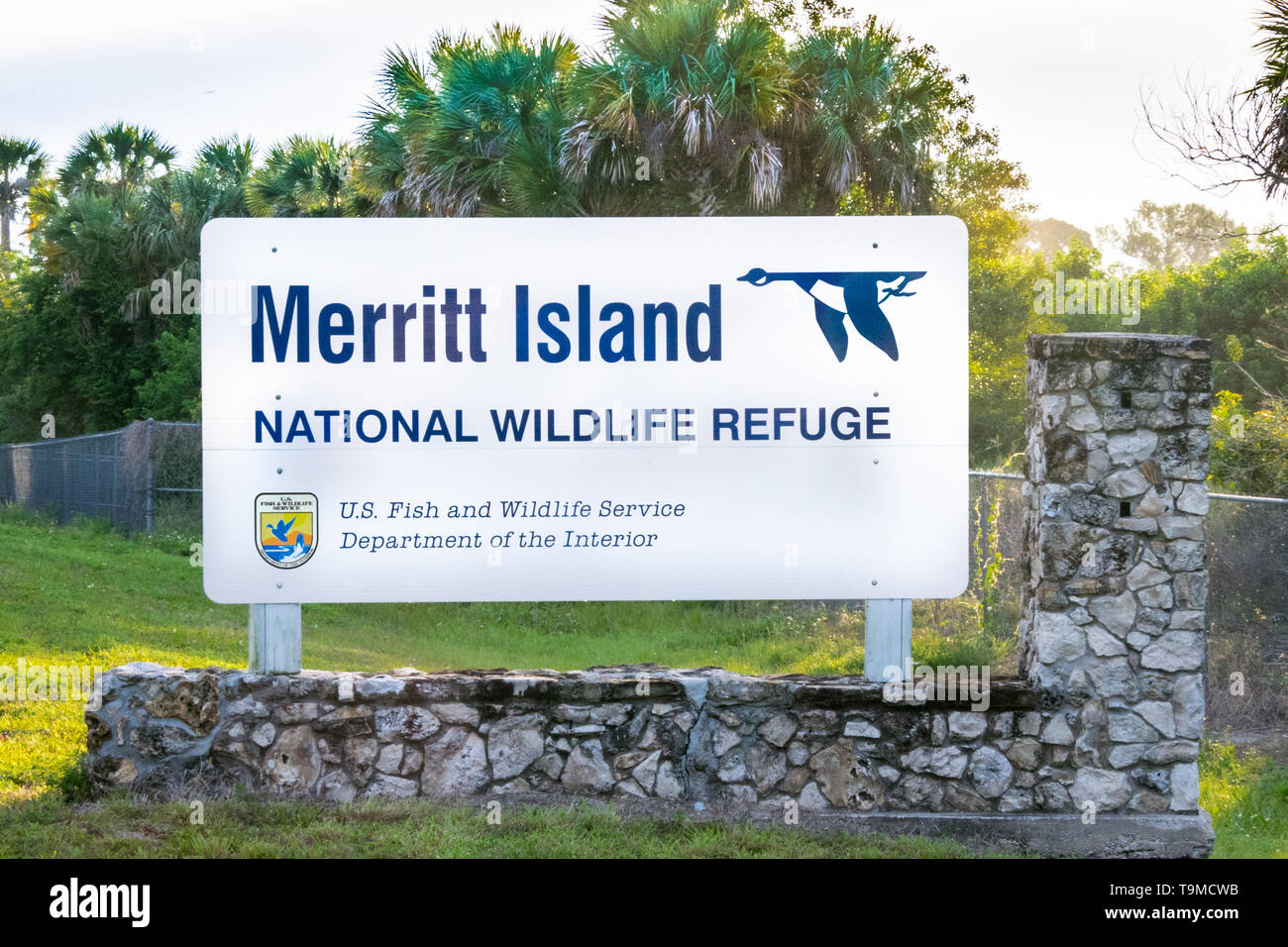 Merritt Island, Florida - May 12, 2019: Merritt Island National ...