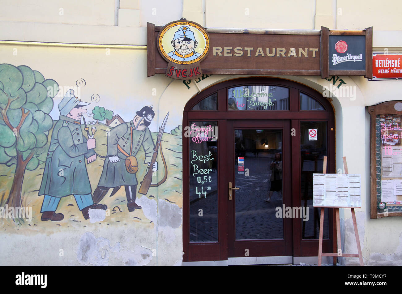 Svejk Restaurant in Prague Stock Photo - Alamy