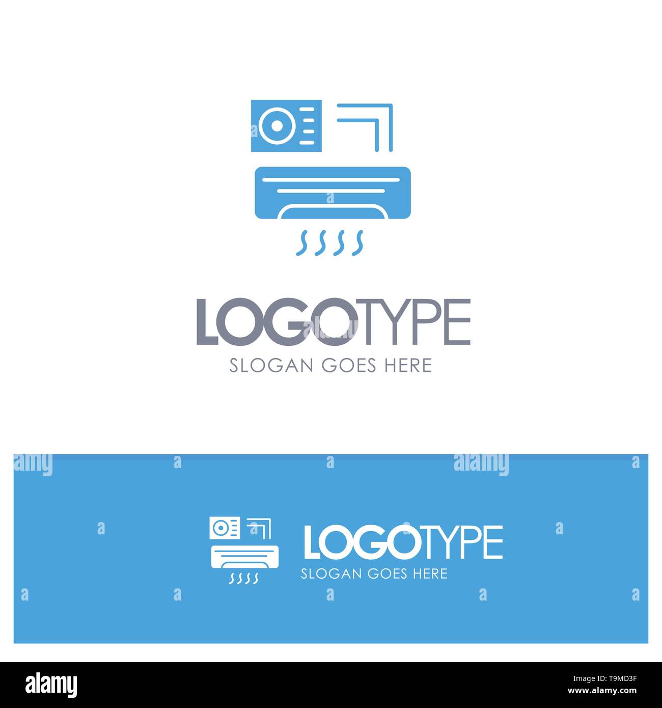 Room with air conditioner Stock Vector Images - Alamy