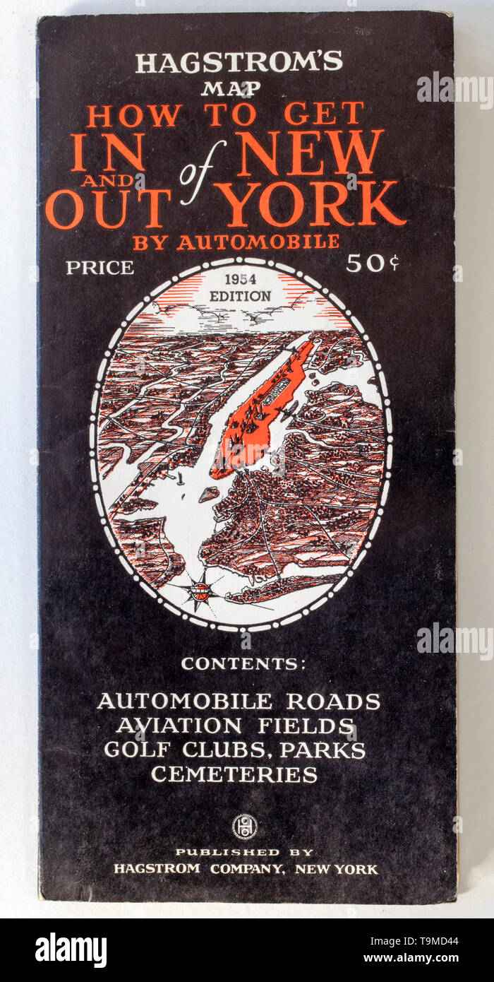 Vintage Road Map Background