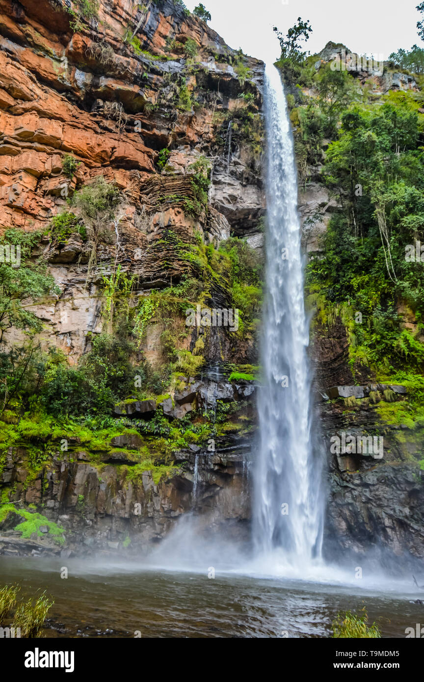 Beautiful secluded and majestic Lonecreek or Lone creek falls ...
